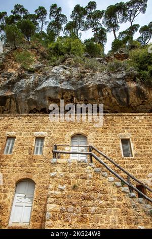 Deir Qannoubine monastery in the Qadisha (Kadisha) Holy Valley in ...