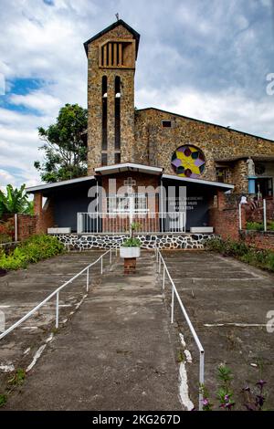 Karongi Genocide Memorial church, Kibuye/Karongi, western Rwanda Stock ...