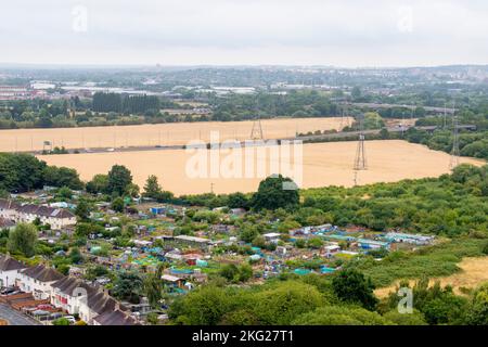 Aerial image of Clifton captured from the roof of Southchurch Court ...