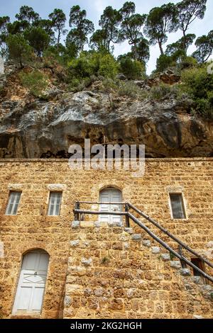 Deir Qannoubine monastery in the Qadisha (Kadisha) Holy Valley in ...