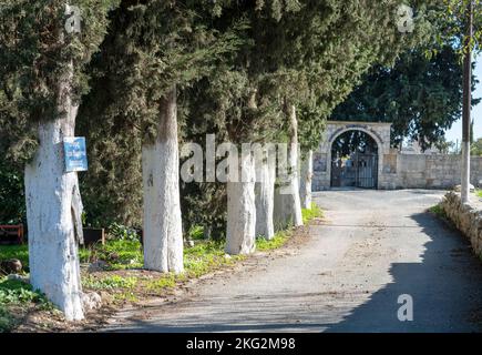 Droushia, a traditional Cypriot village, Paphos Region, Cyprus Stock ...