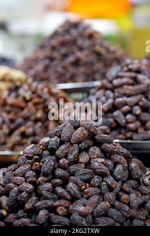 Fresh fruits and Vegetable market. Fresh dates. United Arab Emirates ...