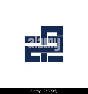 letter 2r r2 abstract geometric line logo vector Stock Vector Image ...