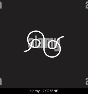 Infinity sign one line. Vector illustration isolated on transparent ...