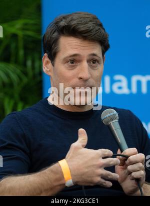 MIAMI, FL-NOV19: Tony Dokoupil is seen during the Miami Book Fair on ...