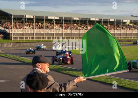 The Freddie March Memorial Trophy race at sunset , a one hour two ...