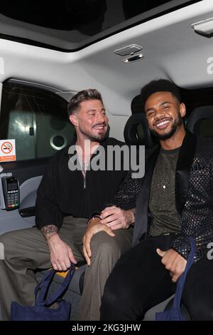 Duncan James and his partner depart the annual TV Choice Awards at ...