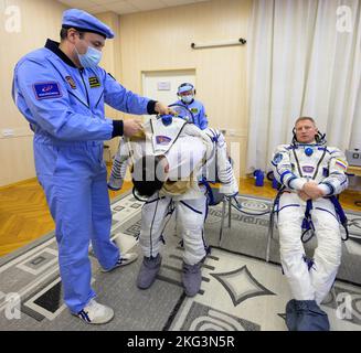 Frank Rubio and Expedition 68 crewmates Sergey Prokopyev and Dmitri ...
