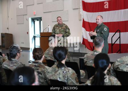 Maj. Gen. Duke A. Pirak, Deputy Director, Air National Guard, speaks to ...