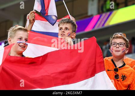 Senegal supporters cheer before a World Cup Group A football match ...