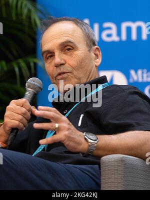 MIAMI, FL-NOV 19: Scott Turow is seen during the Miami Book Fair on ...