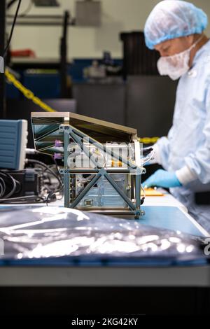 PRIME-1 MSolo MLI Install. Engineers install multilayer insulation (MLI ...