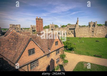 Framlingham - May 22 2022: Medieval Castle of Framlingham, England ...