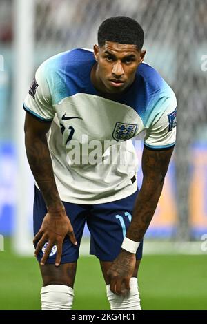 Marcus Rashford of England during the Qatar 2022 World Cup match, group ...