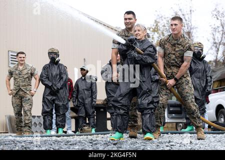 U.S. Marine’s spouses, with Chemical Biological Incident Response Force ...