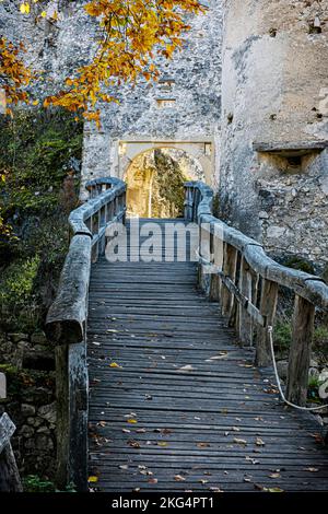 Uhrovec castle ruins, Strazov mountains, Slovak republic. Travel ...