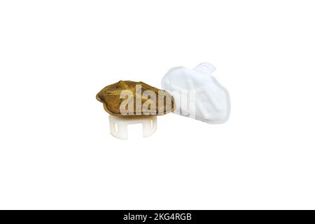 Automotive fuel pump and clogged filters , old fuel strainer of car ...