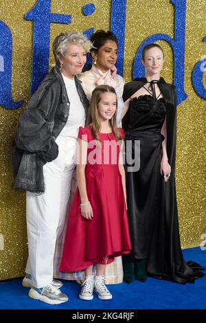Emma Thompson, Alisha Weir, Matilda the Musical, Curzon Mayfair, London ...