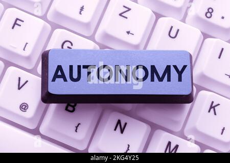 Inspiration showing sign Autonomy. Concept meaning vehicle that can ...