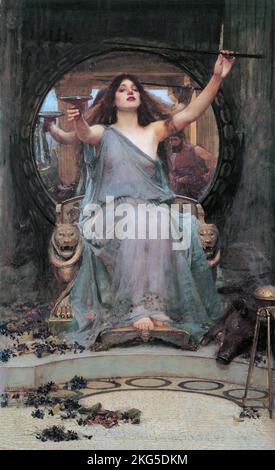 Circe Offering the Cup to Ulysses 1891 by John William Waterhouse Stock ...