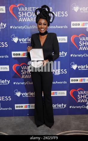 Beverley Knight MBE with the Outstanding Achievement in Musical Theatre ...