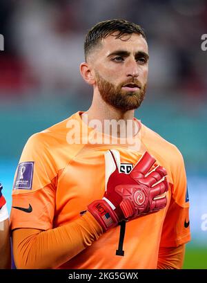 Matt TURNER of USA during the FIFA World Cup Qatar 2022 Group B match ...