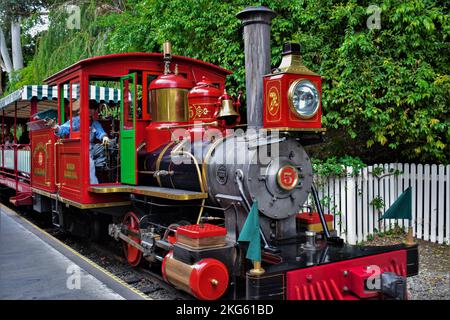 Disneyland Ward Kimball Steam Engine Stock Photo - Alamy