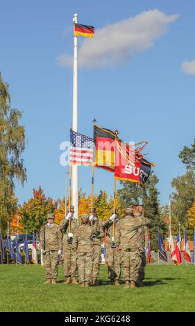 U.S. Army Col. Amy Downing, commander of 101st Division Sustainment ...