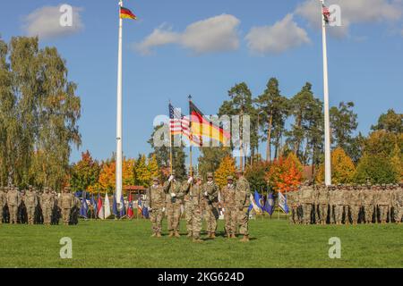 U.S. Army Col. Amy Downing, commander of 101st Division Sustainment ...