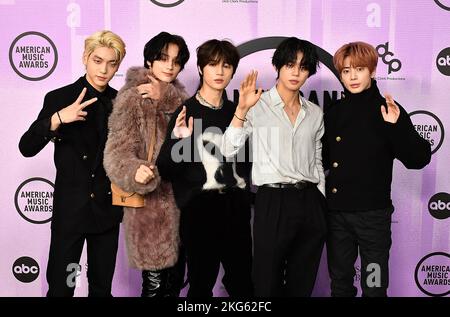 (L-R) TXT aka TOMORROW X TOGETHER - Soobin, HueningKai, Beomgyu ...