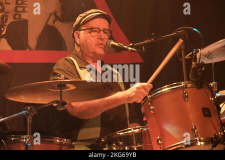 David Ruffy, drummer and founding member of British punk rock band Ruts ...