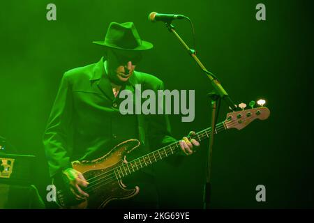 John "Segs" Jennings, bass guitarist, lead singer, and founding member ...