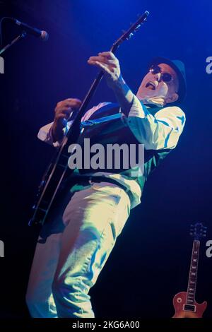 Leigh Heggarty, guitarist and singer with the British punk rock band ...