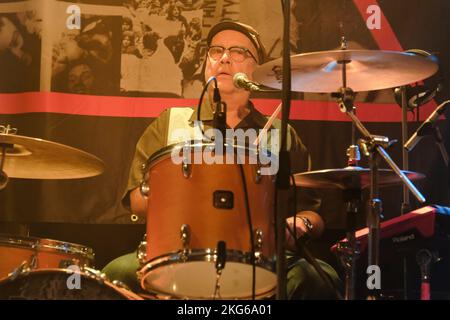 David Ruffy, drummer and founding member of British punk rock band Ruts ...