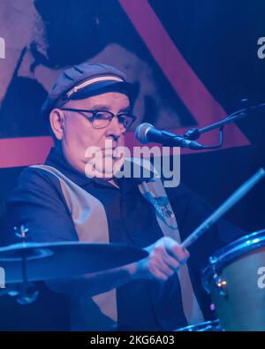 David Ruffy, drummer and founding member of British punk rock band Ruts ...