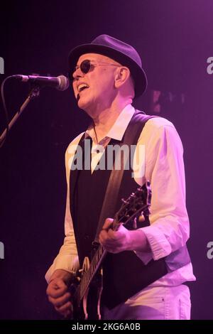 Leigh Heggarty, guitarist and singer with the British punk rock band ...