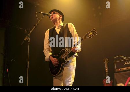 Leigh Heggarty, guitarist and singer with the British punk rock band ...