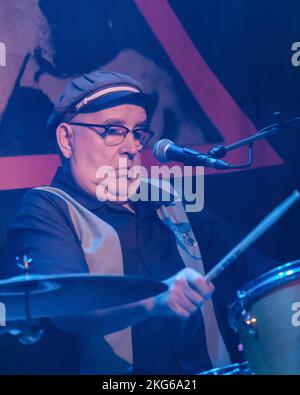 David Ruffy, drummer and founding member of British punk rock band Ruts ...