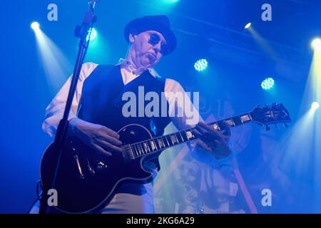 Leigh Heggarty, guitarist and singer with the British punk rock band ...