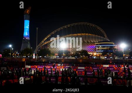 DOHA, 21-11-2022 Al Thumama Stadium World Cup 2022 in Qatar game ...