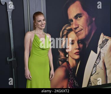 Jessica Chastain, a cast member in "The Tree of Life," poses at a ...