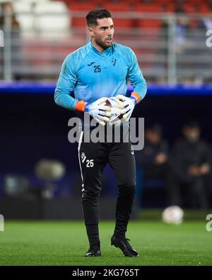 Luca Zidane of SD Eibar with the ball during the LaLiga Hypermotion ...