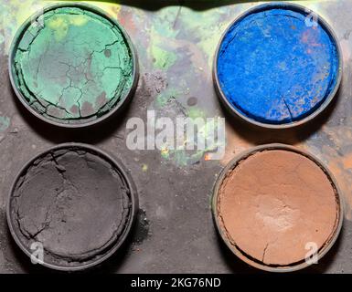 Paint box, pastel colors and painting, colors and painting. High ...