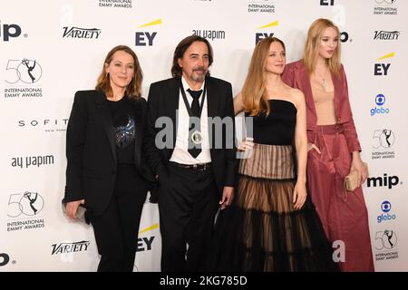 Hubert Besson and Maidi Roth walking the red carpet at the ...