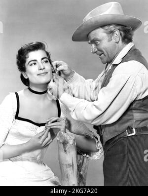 Irene Papas & James Cagney Film Tribute To A Bad Man (1956) Characters ...