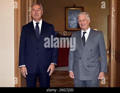 Montenegro President Milo Dukanovic and King Philippe - Filip of ...