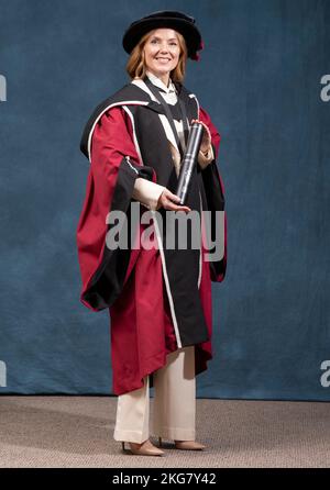 Geri Halliwell-Horner ahead of receiving her honorary doctorate from ...