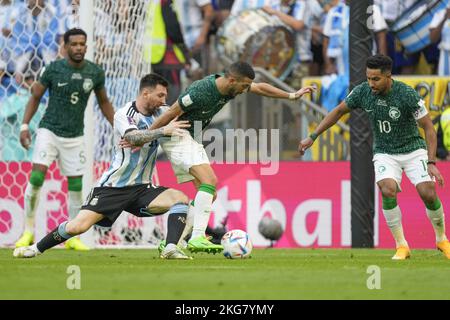 DOHA - Abdulelah Al Malki of Saudi Arabia during the FIFA World Cup ...