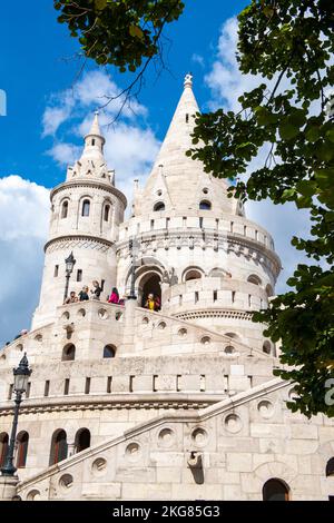 Budapest, Hungary - 2 September 2022: Fisherman's Bastion in the Buda ...