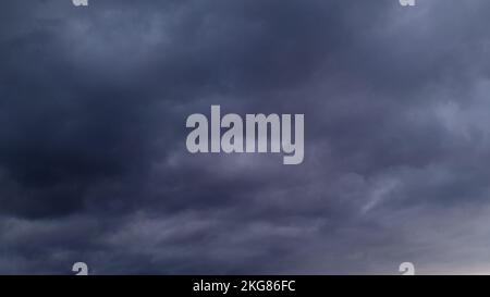 massive grey and blue overcast clouds bg for weather forecast ...